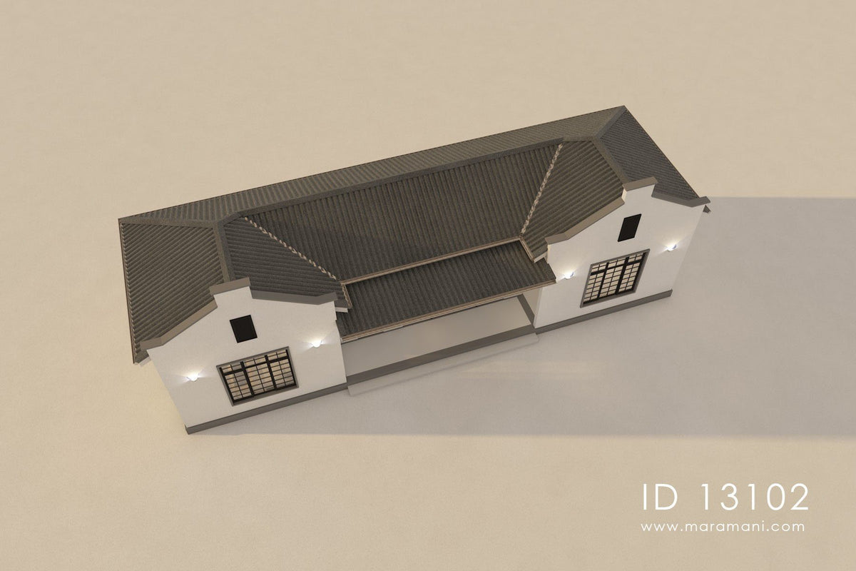 Cape-Dutch style simple office building - House Design by Maramani