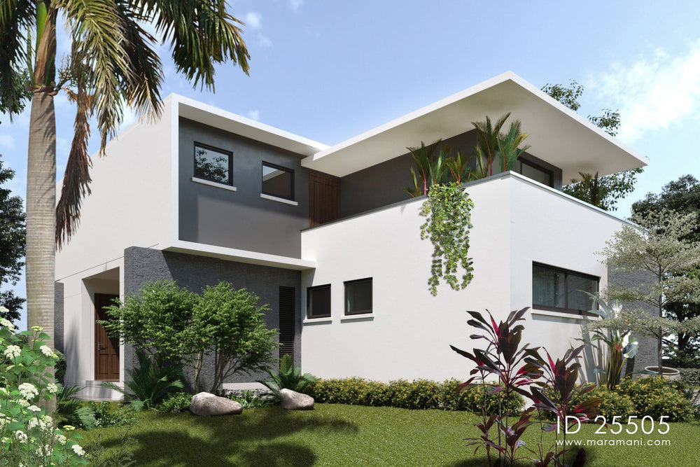 Cross house ID 25505 - House Plans by Maramani