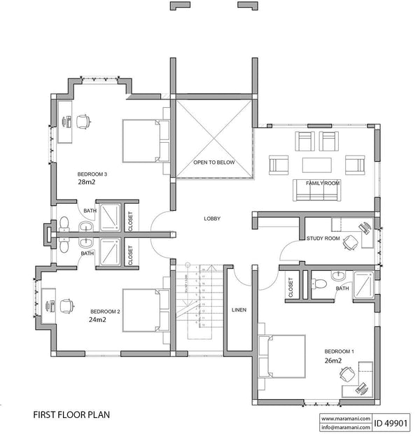 9 Bedroom House Design - ID 49901 - House Designs by Maramani