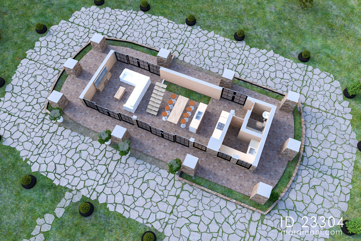 Crazy Design | Three Bedroom Dice House - ID 23302 - Plans by Maramani