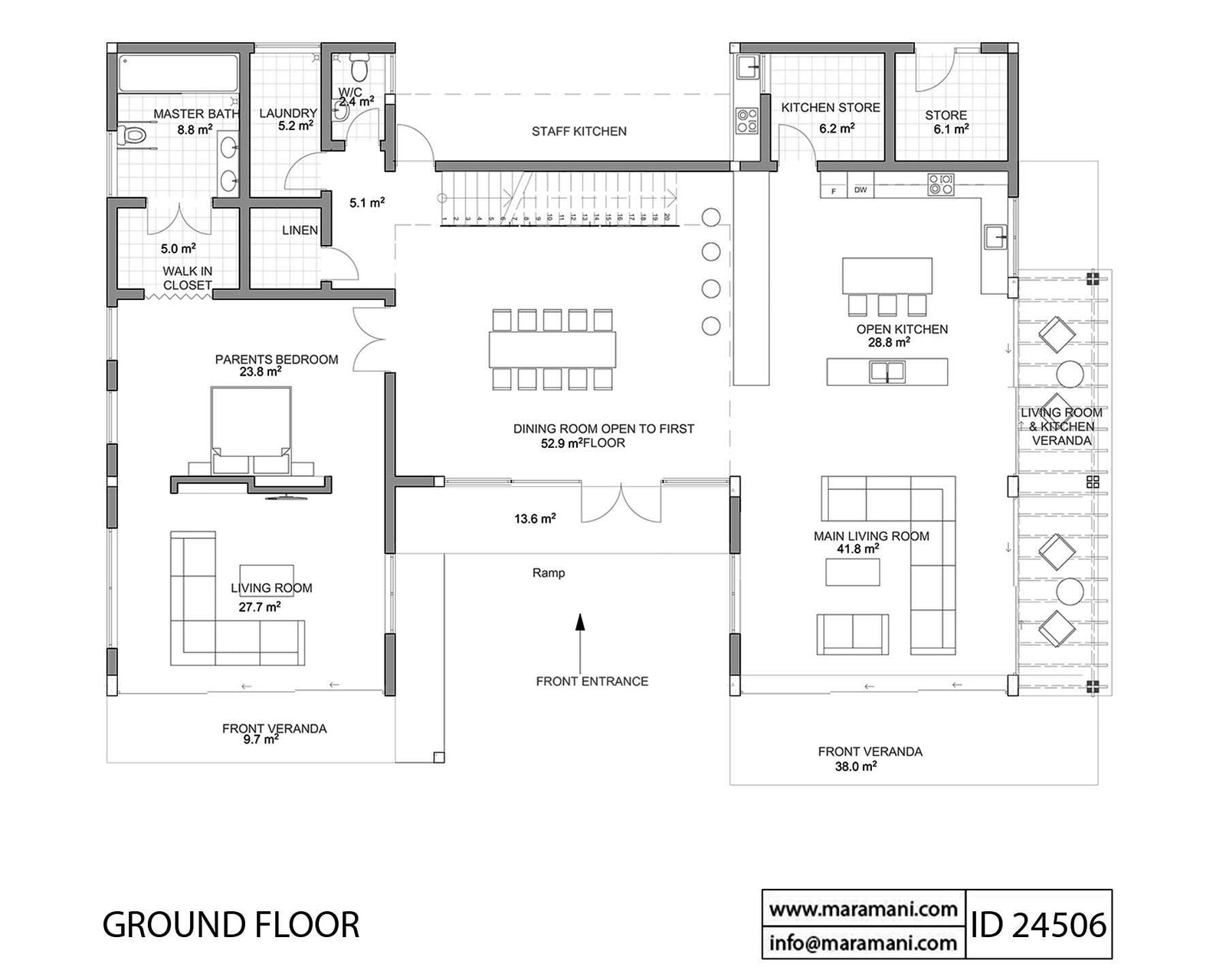Modern Glass House Design - ID 24506 - House Plans by Maramani