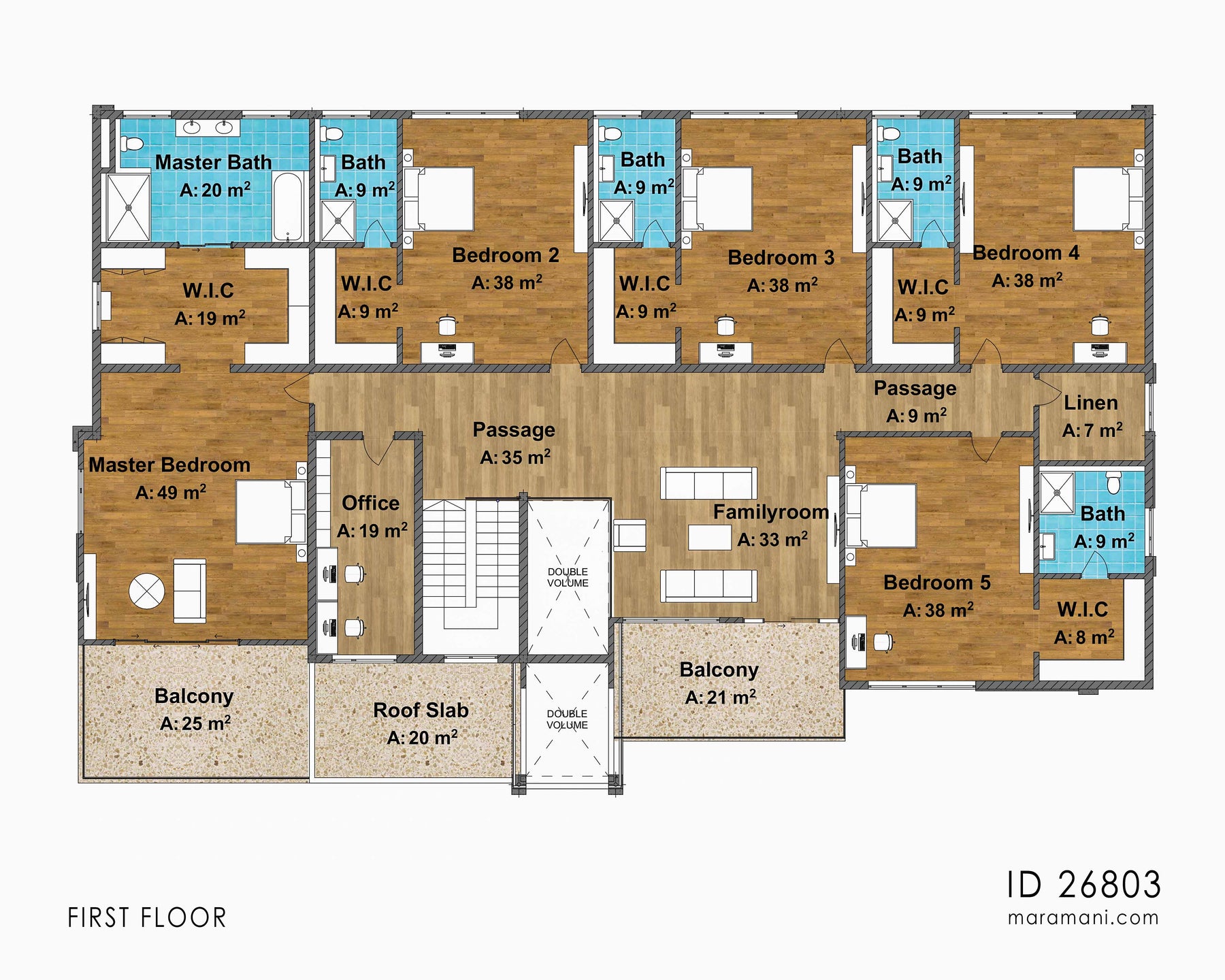 6 Bedroom house - ID 26803