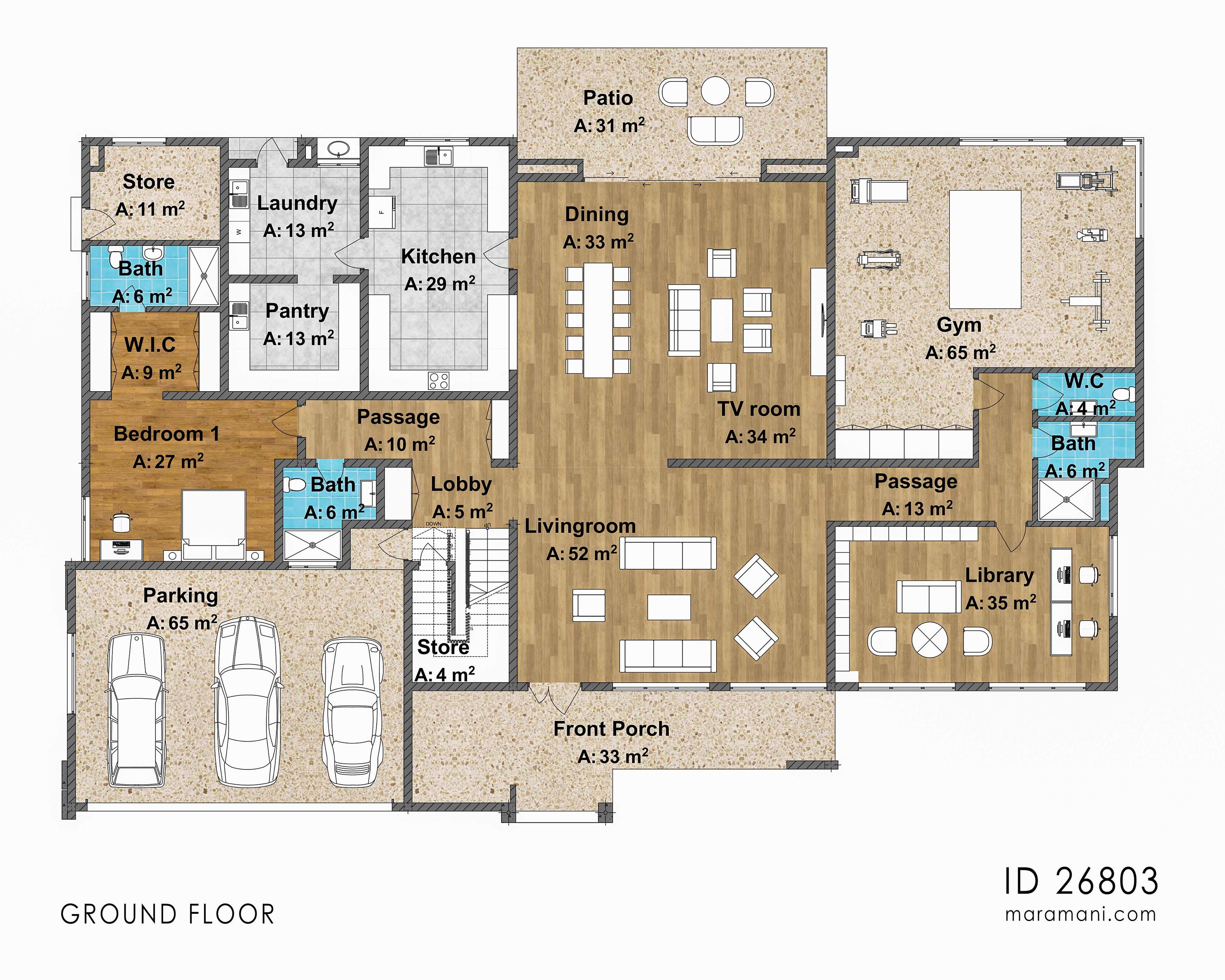 6 Bedroom house - ID 26803