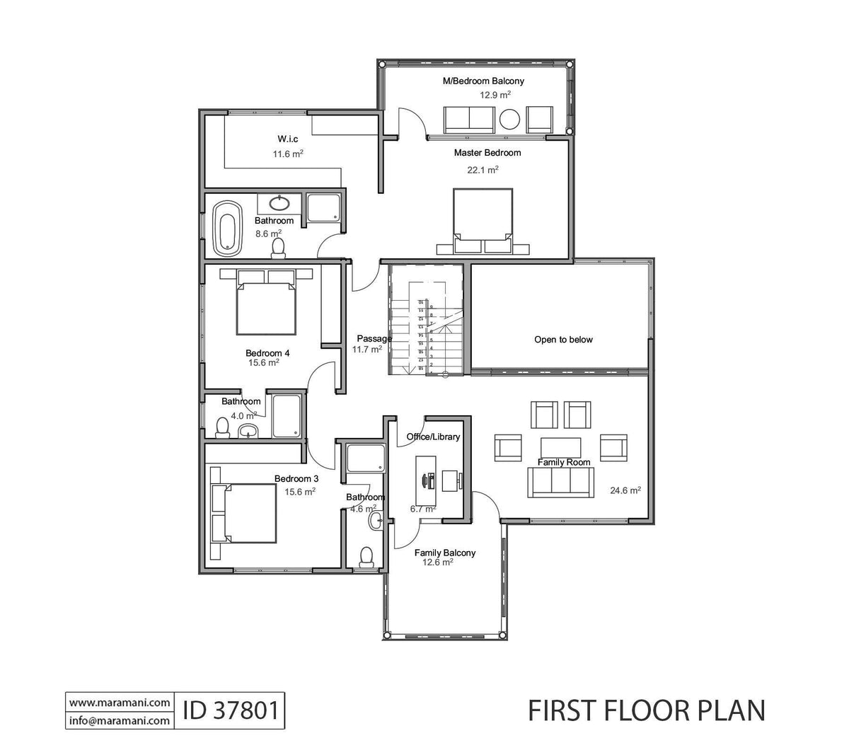 7 Bedroom House Design - ID 37801 - House Designs by Maramani