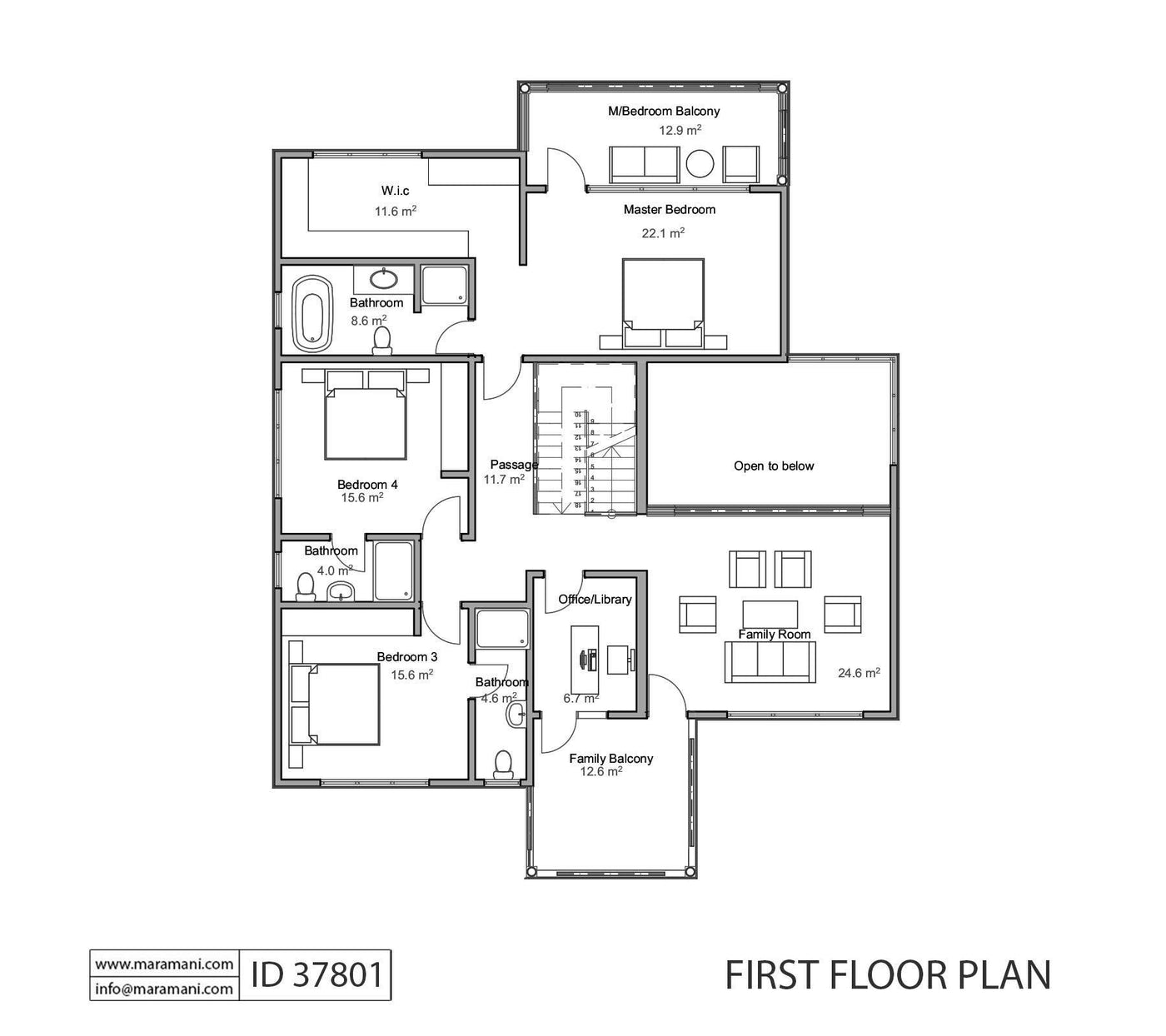 7 Bedroom House Design - ID 37801 - House Designs by Maramani