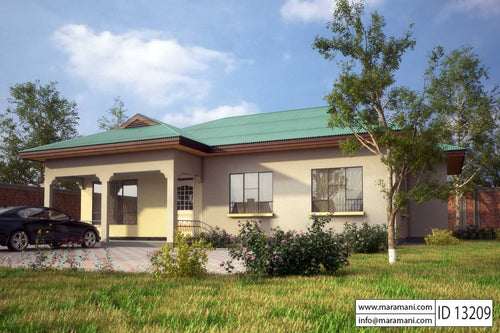 Modern Small House Design - ID13209 - House Plans by Maramani