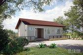Simple 2 Bedroom House Plan - ID 12105 - Floor Plans by Maramani