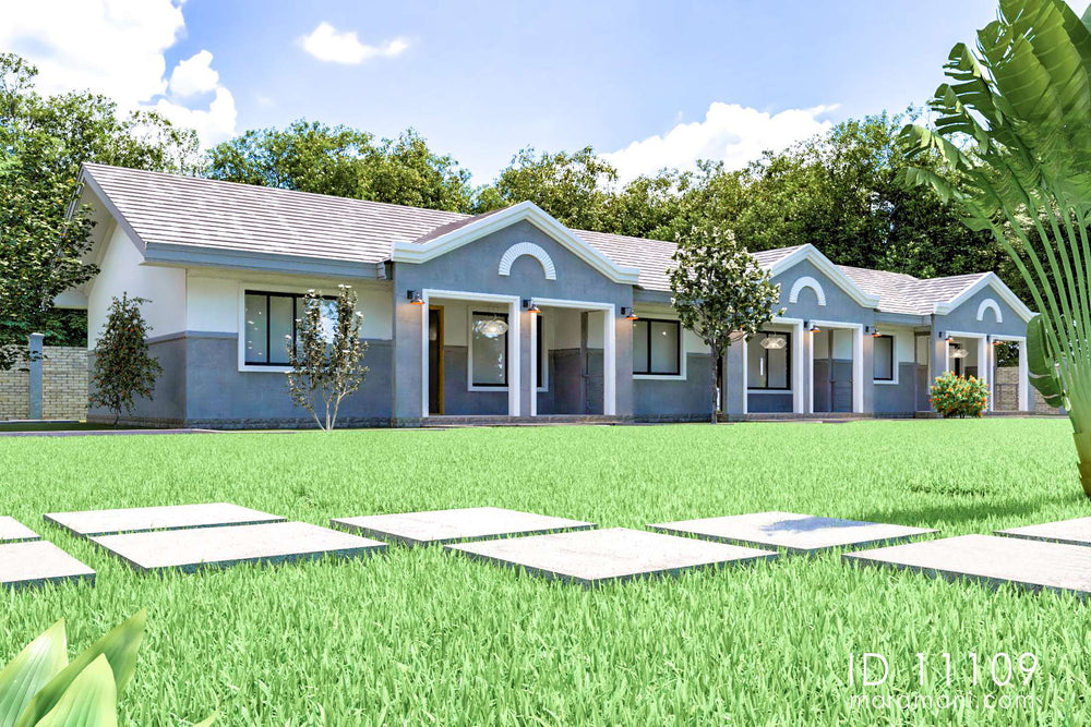 Simple One Bedroom house - ID 11109 - Plans by Maramani.com