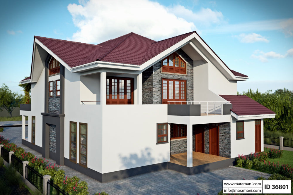 Six Bedroom House Plan - ID 36801 - House Designs by Maramani