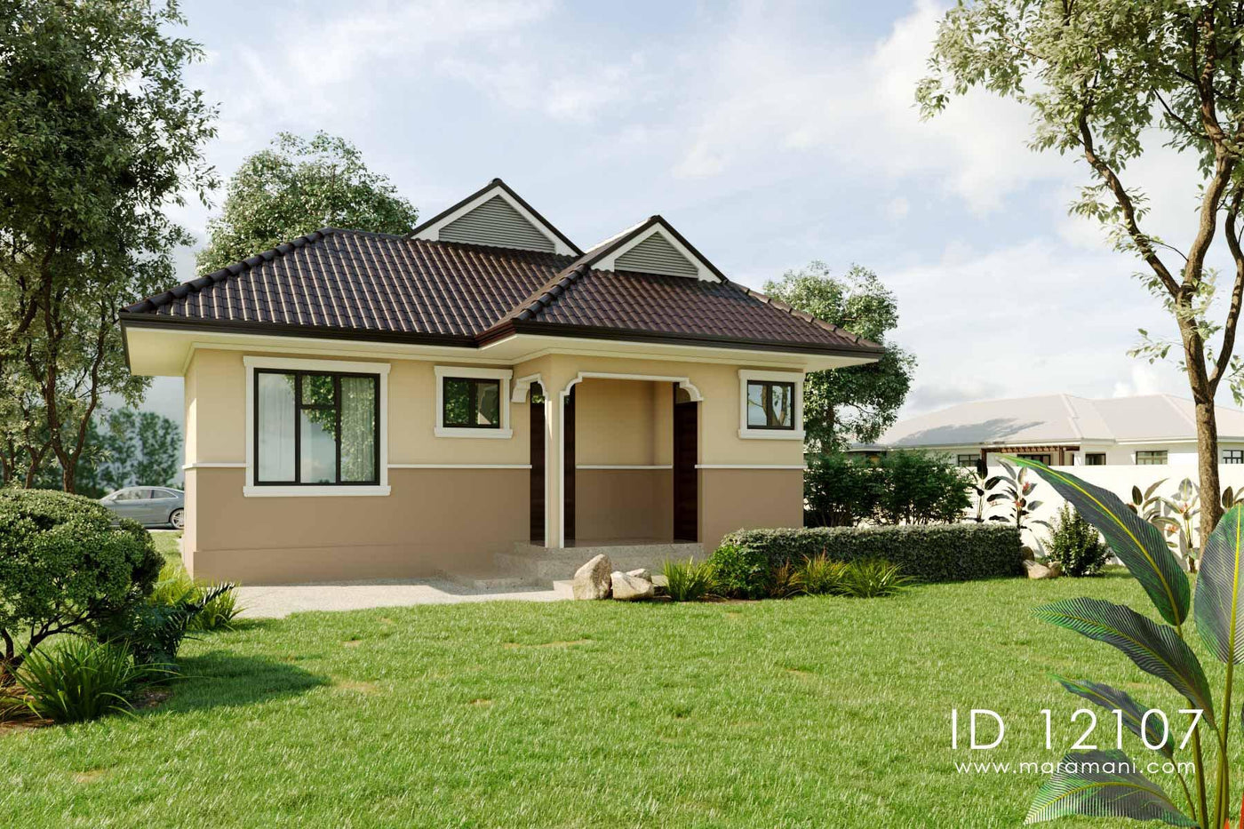 Small house floor plan - ID 12107 - Designs by Maramani.com