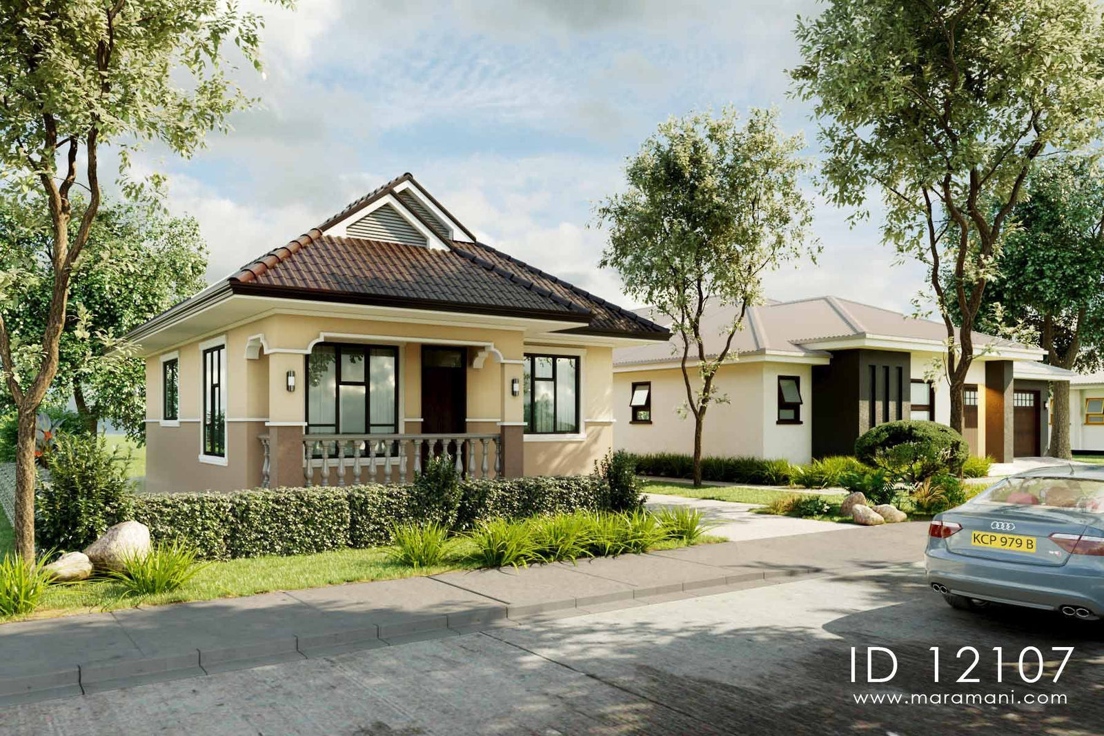 Small house floor plan - ID 12107 - Designs by Maramani.com
