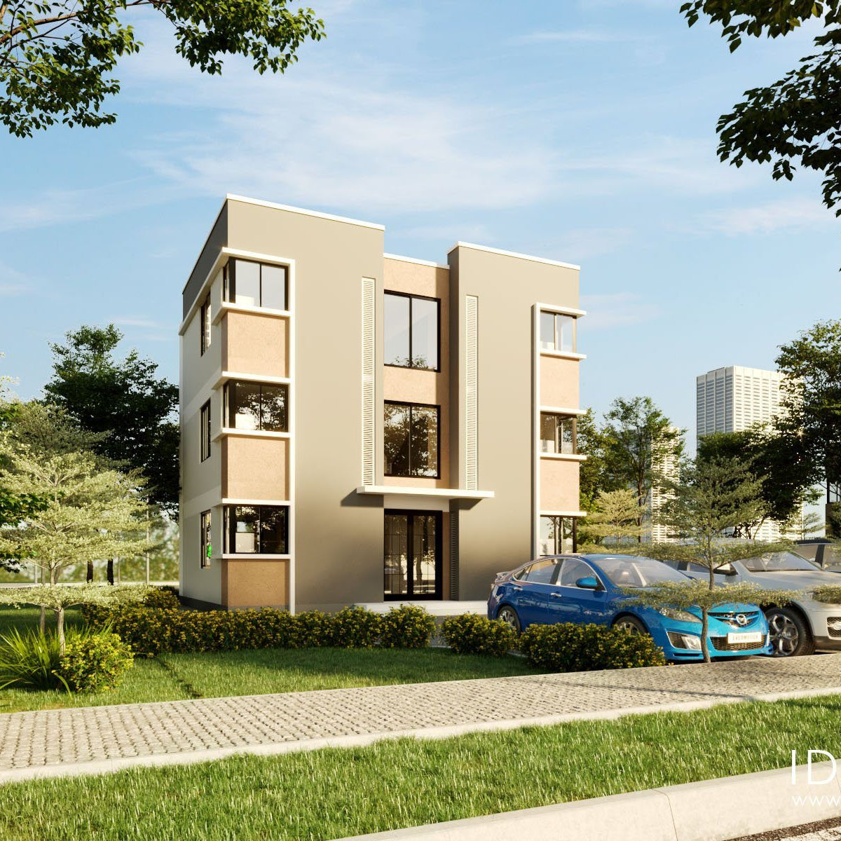 small apartment complex design