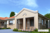 Two bedrooms house plan - ID 12207 - House Designs by Maramani