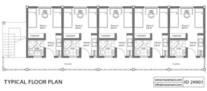 10 Bedroom Hostel Design - ID 29901 - House Plans by Maramani