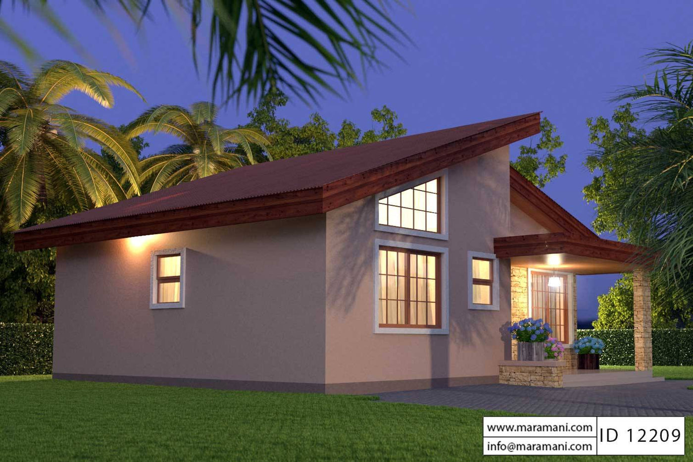 Unique Small House Plan - ID12209 - Floor Plans by Maramani